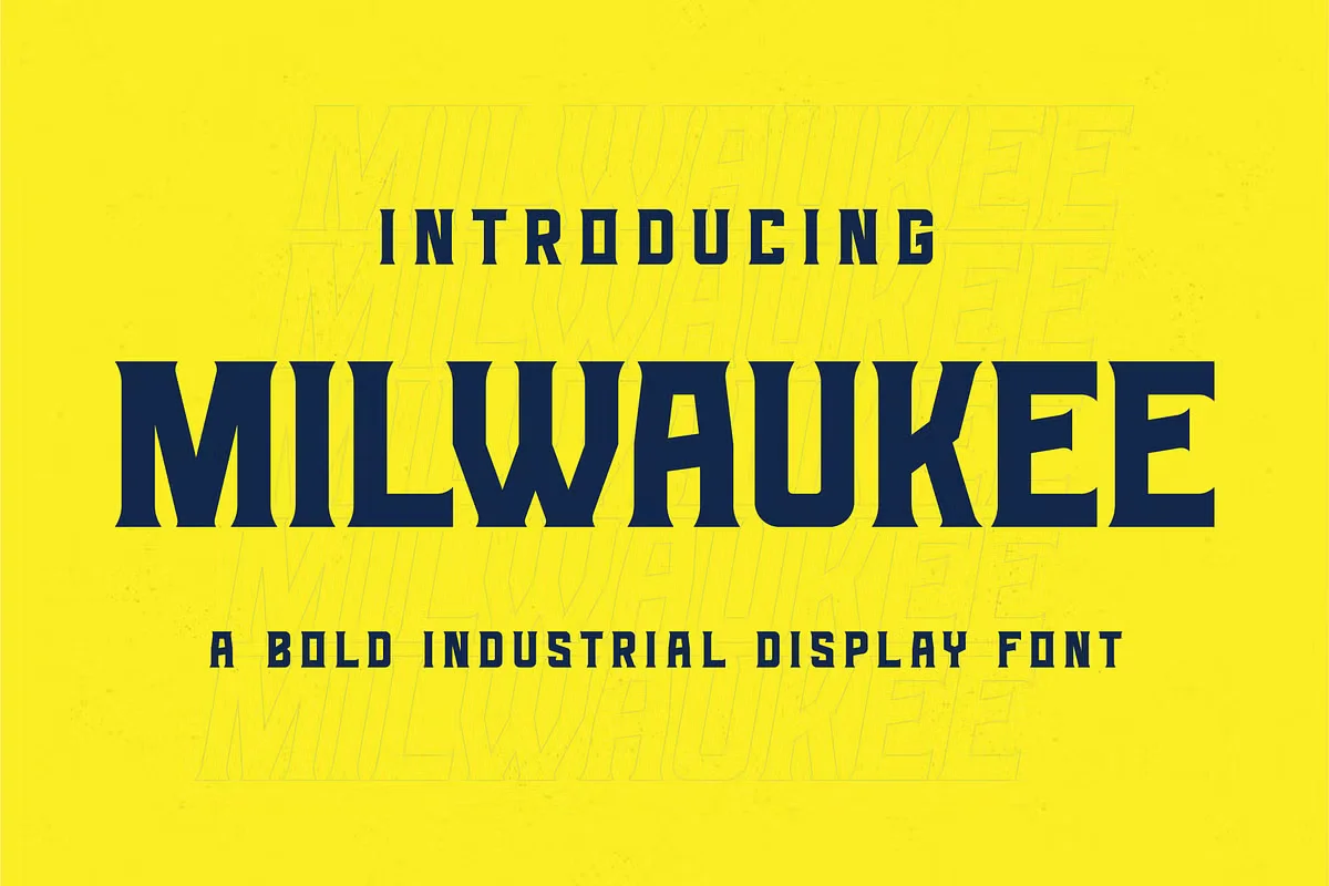 Milwaukee Font Free Download - UIFreebies