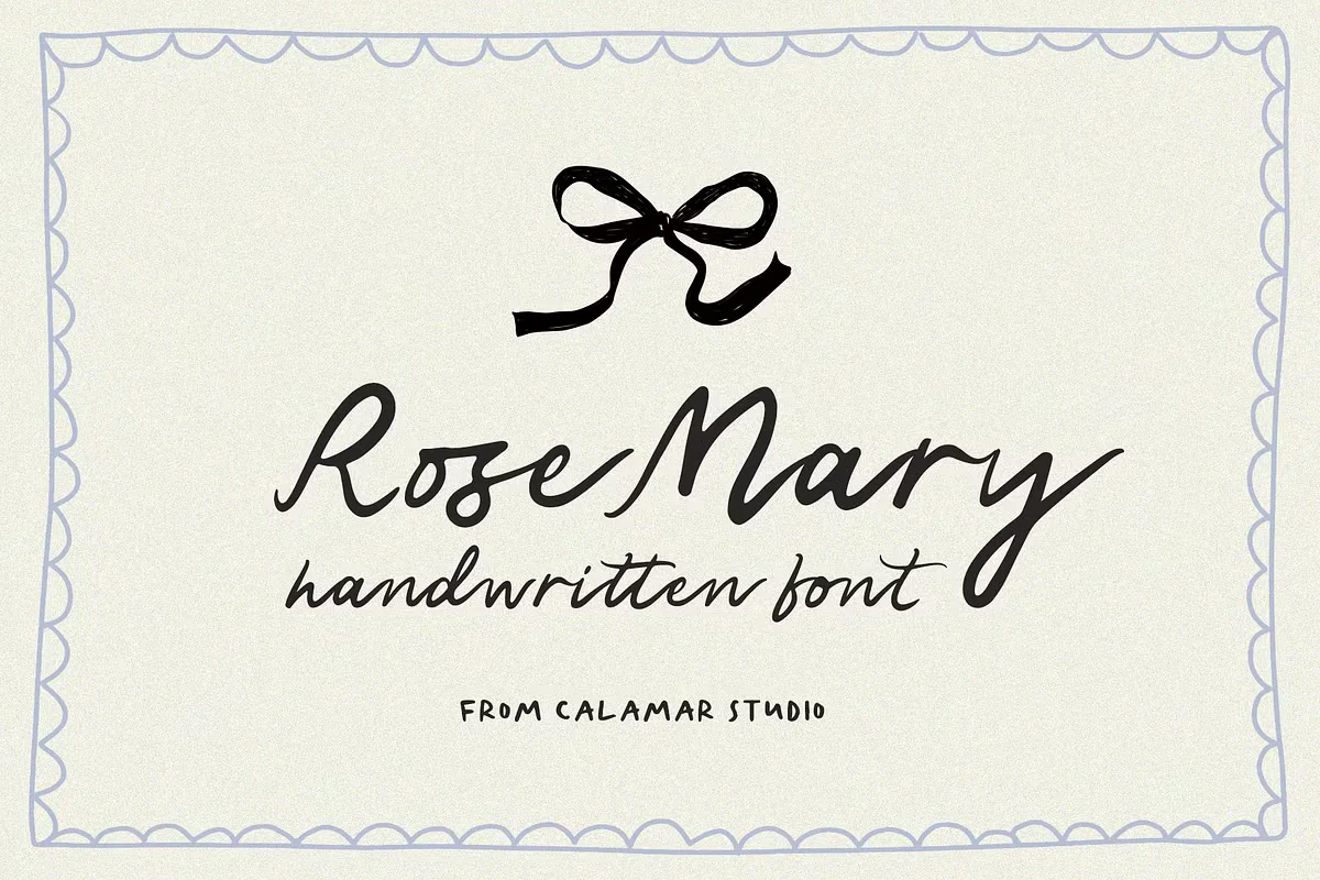 Rose Mary Font Free Download - Handwritten Fonts